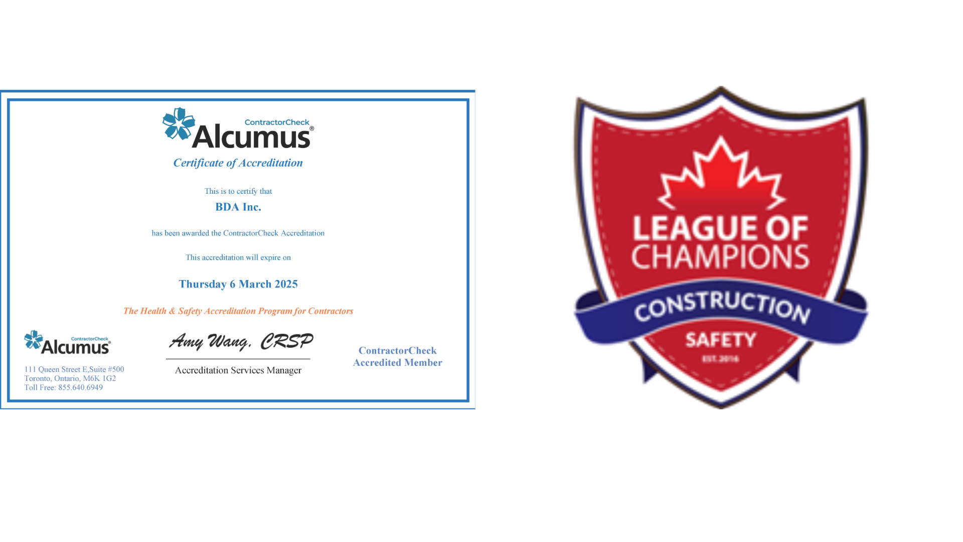 Healthy & Safety – BDA